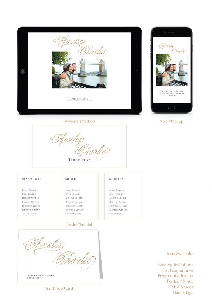 Cote D'Azure | Classic Wedding Invitation - Invites & Co