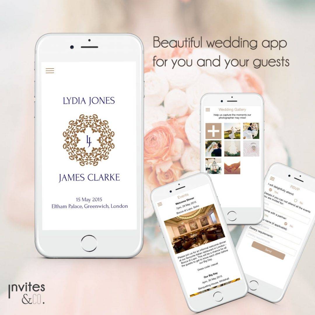 Best Personalized Wedding Invitation Website | Apps - Invites & co